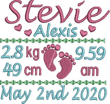 Personalised White Bunny Cubbie - Stitch Witch Collection