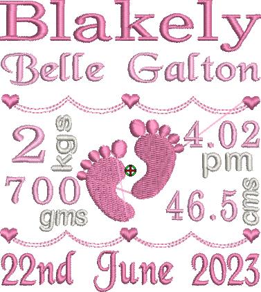 Personalised Bunny Brown Cubbie - Stitch Witch Collection